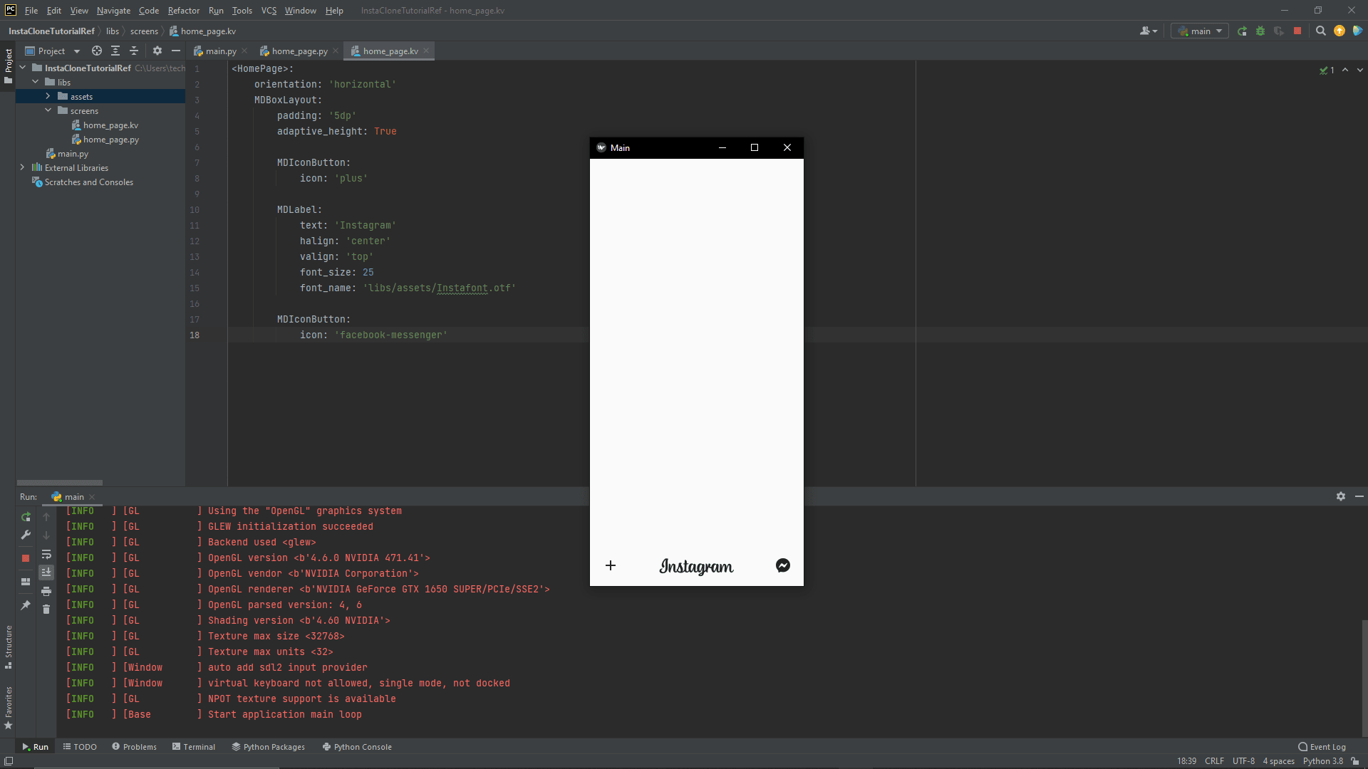 KivyMD Tutorial for Beginners: Create an Instagram Clone in Python ...